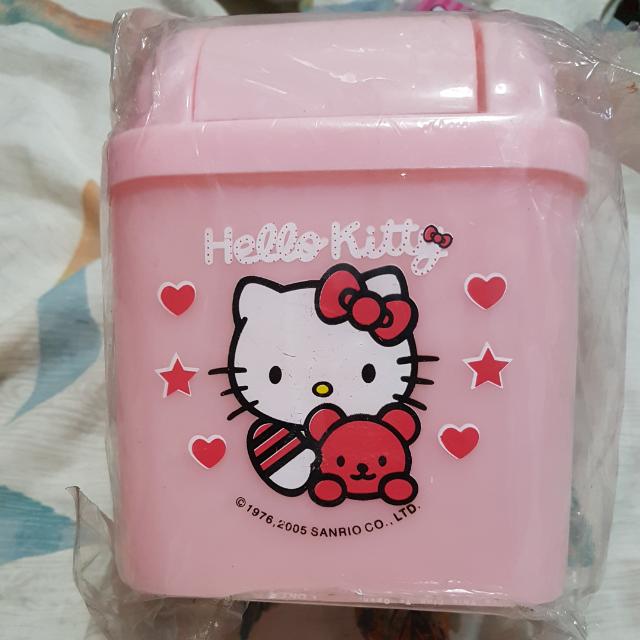 Hello Kitty Plastic Bin, Furniture & Home Living, Cleaning & Homecare ...