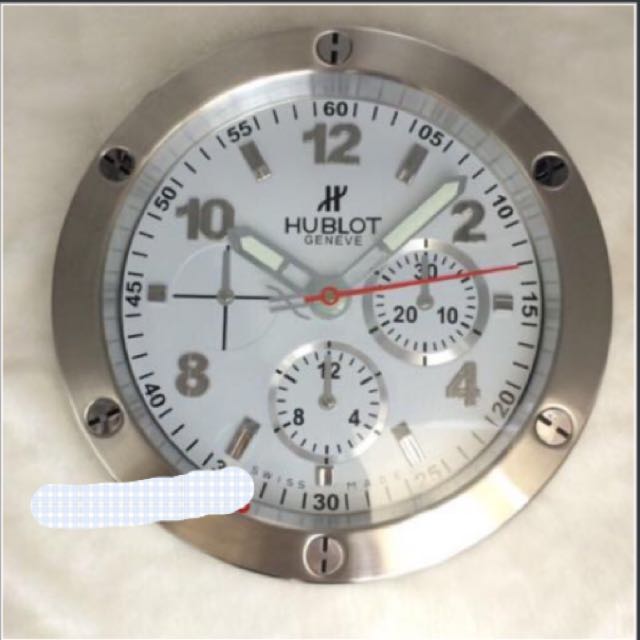 Hublot Wall Clock, Luxury, Watches on Carousell