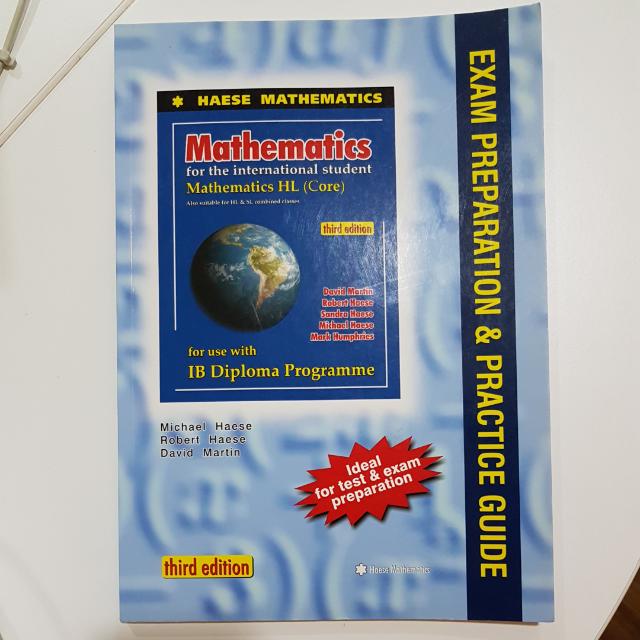 IB Math HL Practice Guide, Hobbies & Toys, Books & Magazines, Textbooks ...