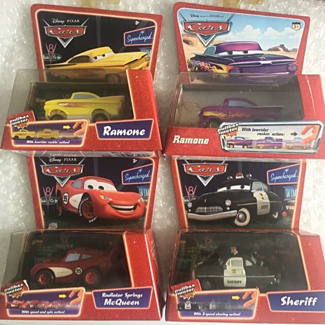 NEW 8pc Disney Pixar Cars Mattel Rare Toy Car Collector Lightning ...