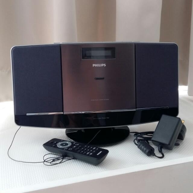 Philips Micro music system DCM2060, TV & Home Appliances, TV ...