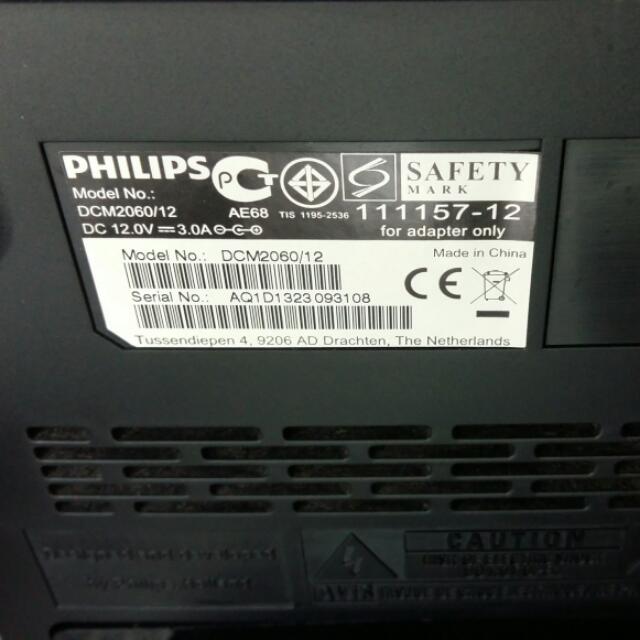 Philips Micro music system DCM2060, TV & Home Appliances, TV ...