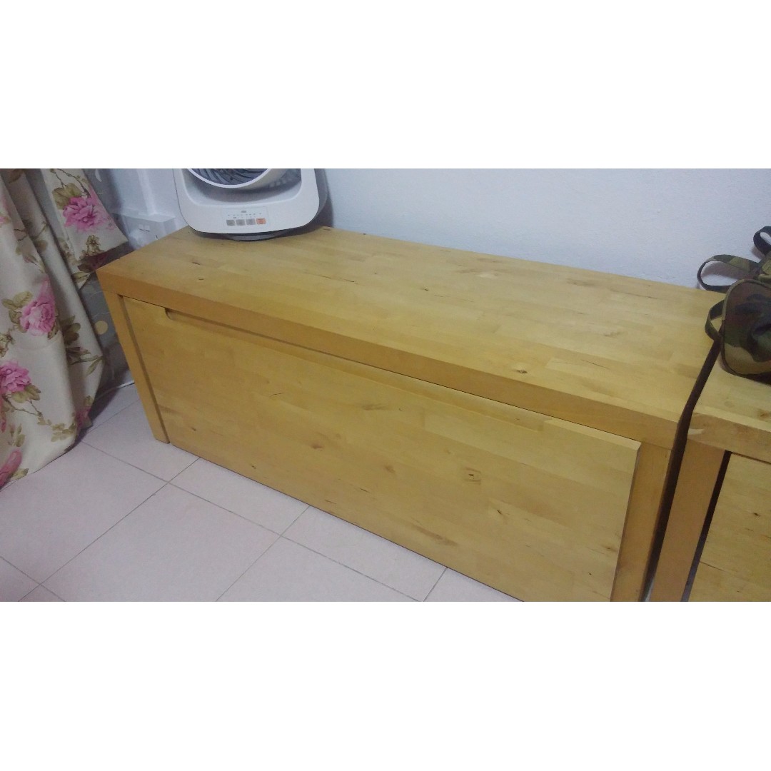 Preloved Ikea pull out bench $30, Furniture & Home Living, Furniture ...