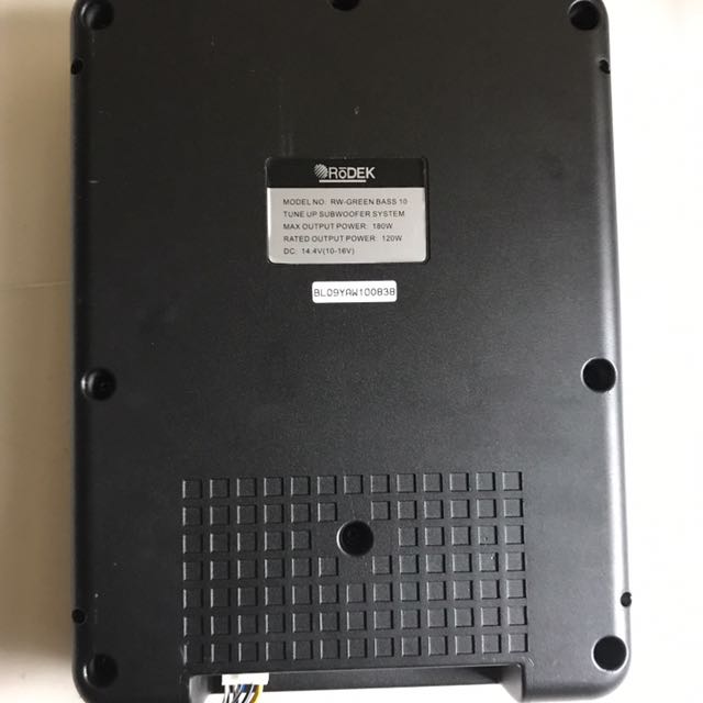 Rodek Rw-green Bass 10 Subwoofer, Car Accessories on Carousell