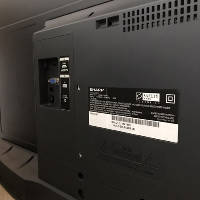 [SOLD] SHARP LC-39LE440M 39" Full HD LED TV w/ Wall Mount, TV & Home ...