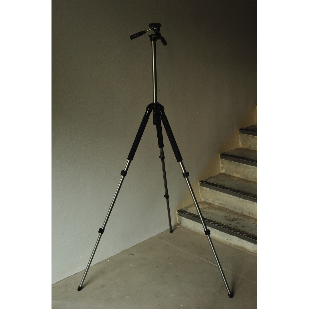 SLIK Pro 330 DX Aluminium/Magnesium/Titanium alloy tripod, Photography ...
