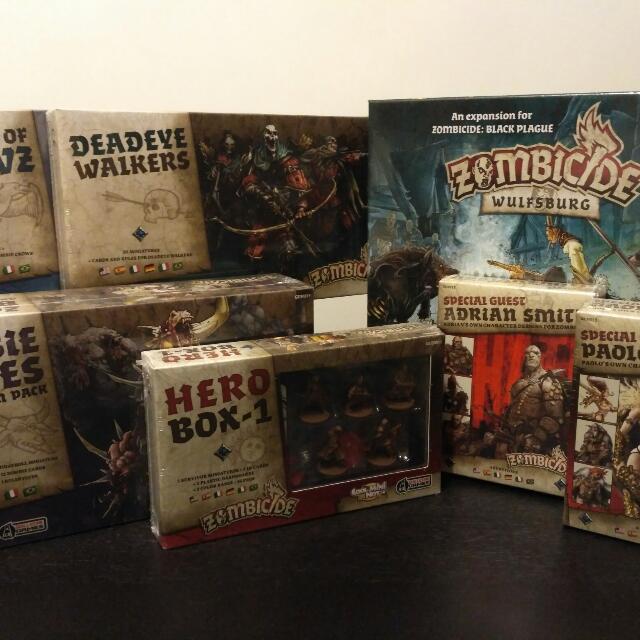 Zombicide: Black Plague Expansions Pack, Hobbies & Toys, Toys & Games ...