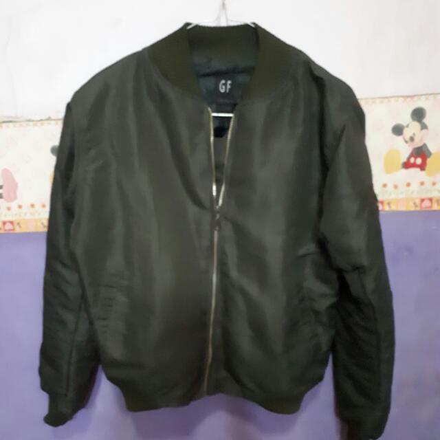 Turun harga!! Jacket Bomber Army, Fesyen Wanita, Pakaian Wanita di ...