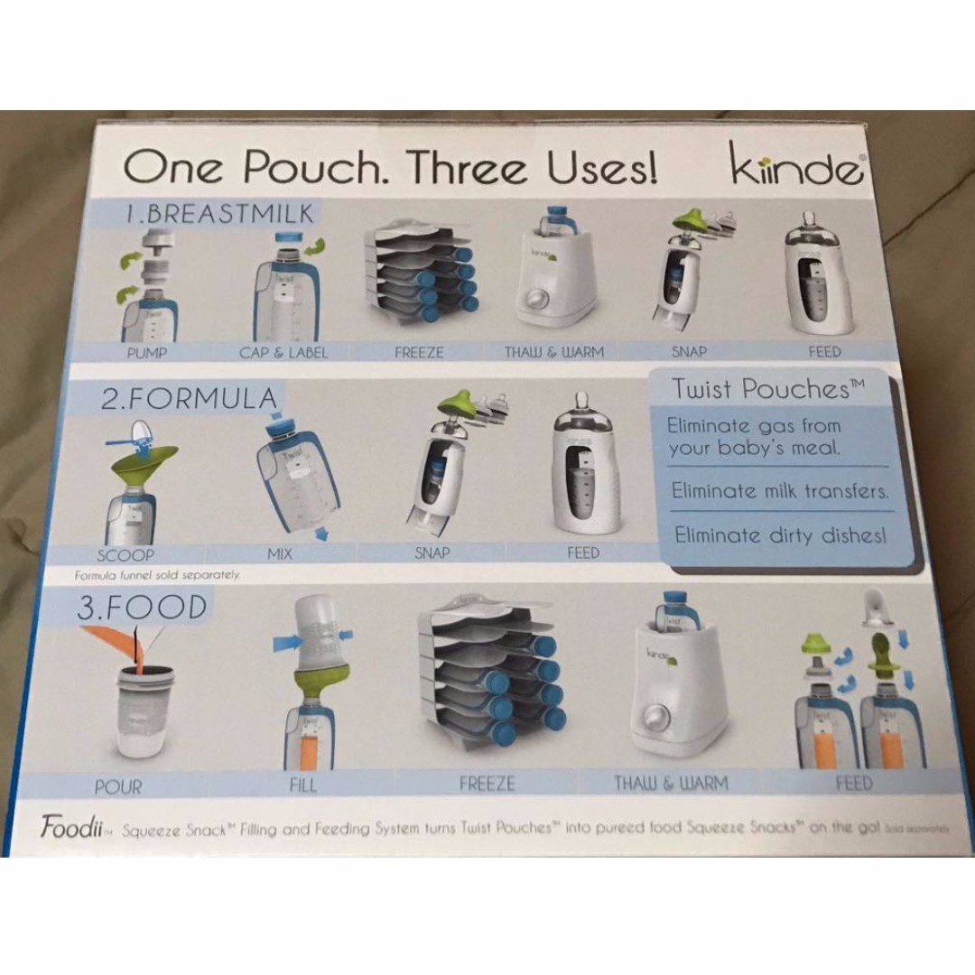 Kiinde Breast Milk Storage Twist Starter Kit, Babies & Kids, Nursing ...
