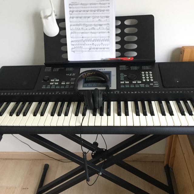 Medeli M15 Keyboard, Hobbies & Toys, Music & Media, Musical Instruments ...