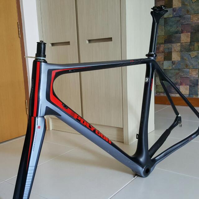 Polygon Helios A9.0 Carbon Aero Frameset Road Racing with Pressfit BB ...