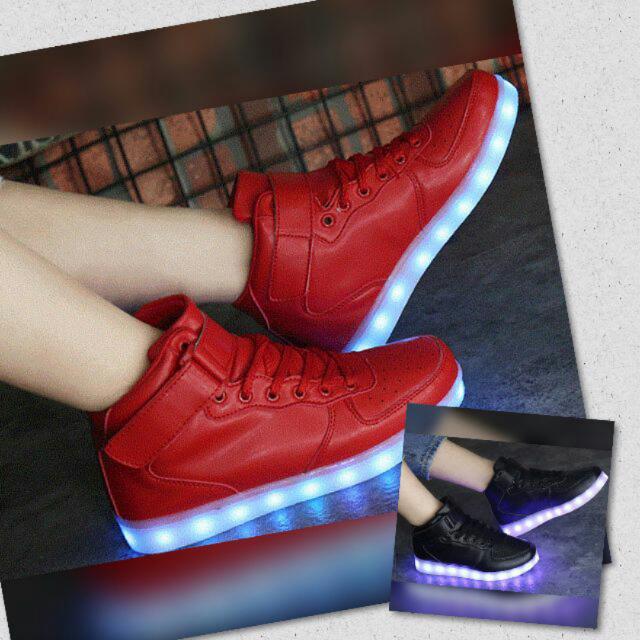 Red High Cut Shoe, Men's Fashion, Footwear, Casual shoes on Carousell