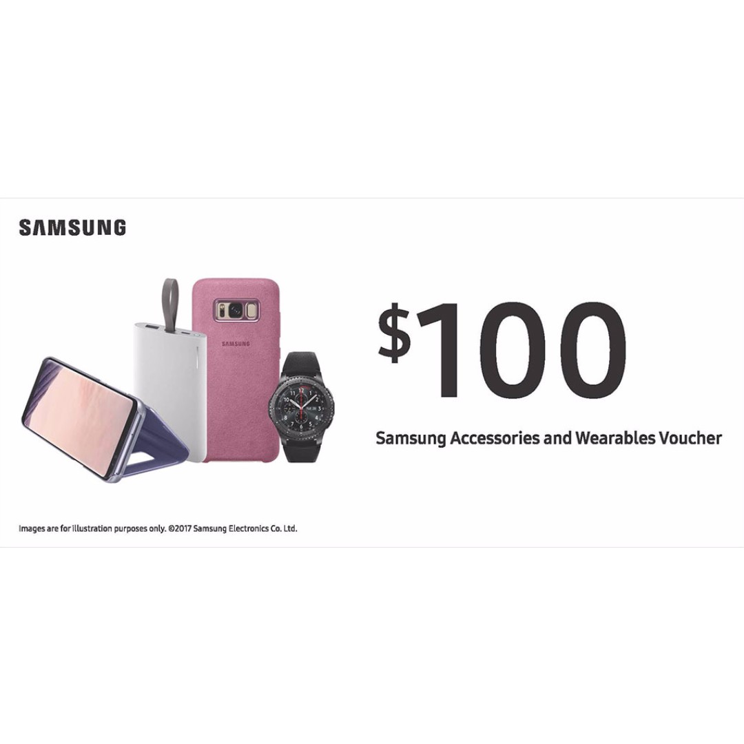 SAMSUNG VOUCHER $100 Worth!!, Tickets & Vouchers, Vouchers on Carousell
