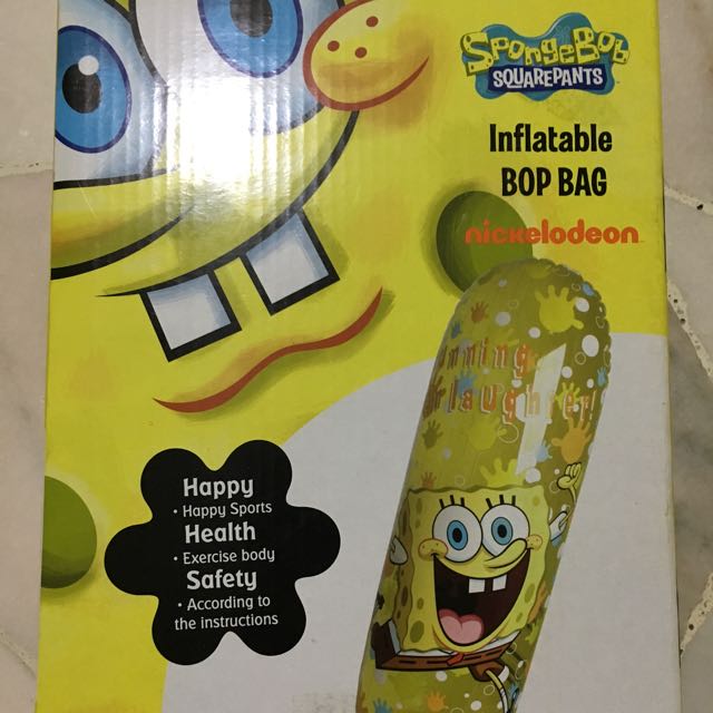 Spongebob Inflatable Bop Bag, Hobbies & Toys, Toys & Games on Carousell