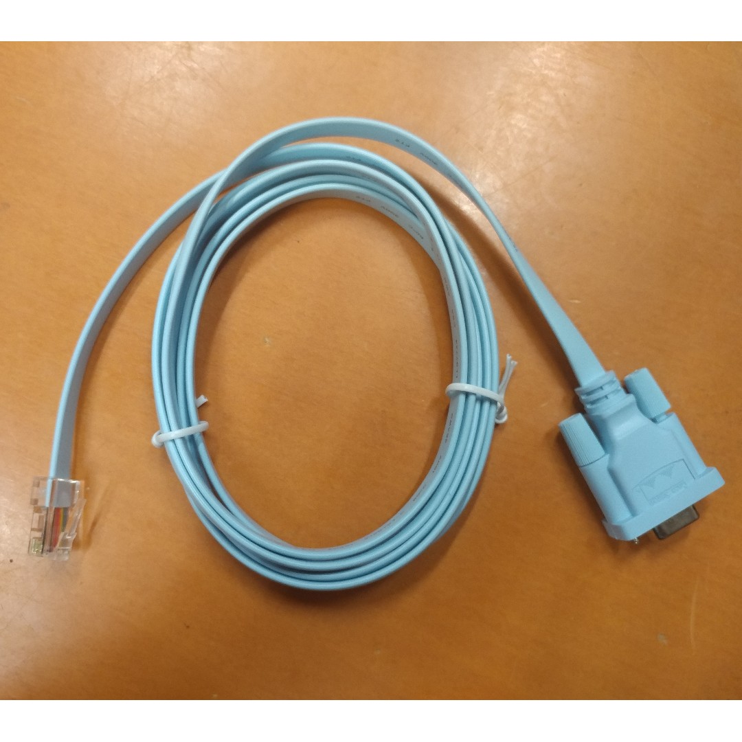 Cisco Rollover Console Cable DB9 to RJ45, Computers & Tech, Parts ...