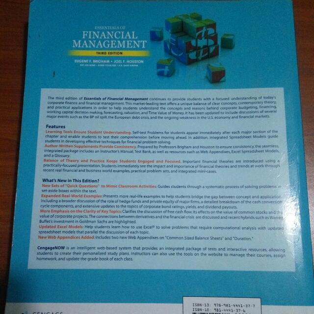 Essentials Of Financial Management, Hobbies & Toys, Books & Magazines ...