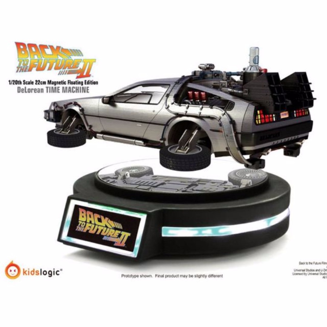 Kids Logic Back To The Future Part II - 1/20 Magnetic Floating DeLorean ...