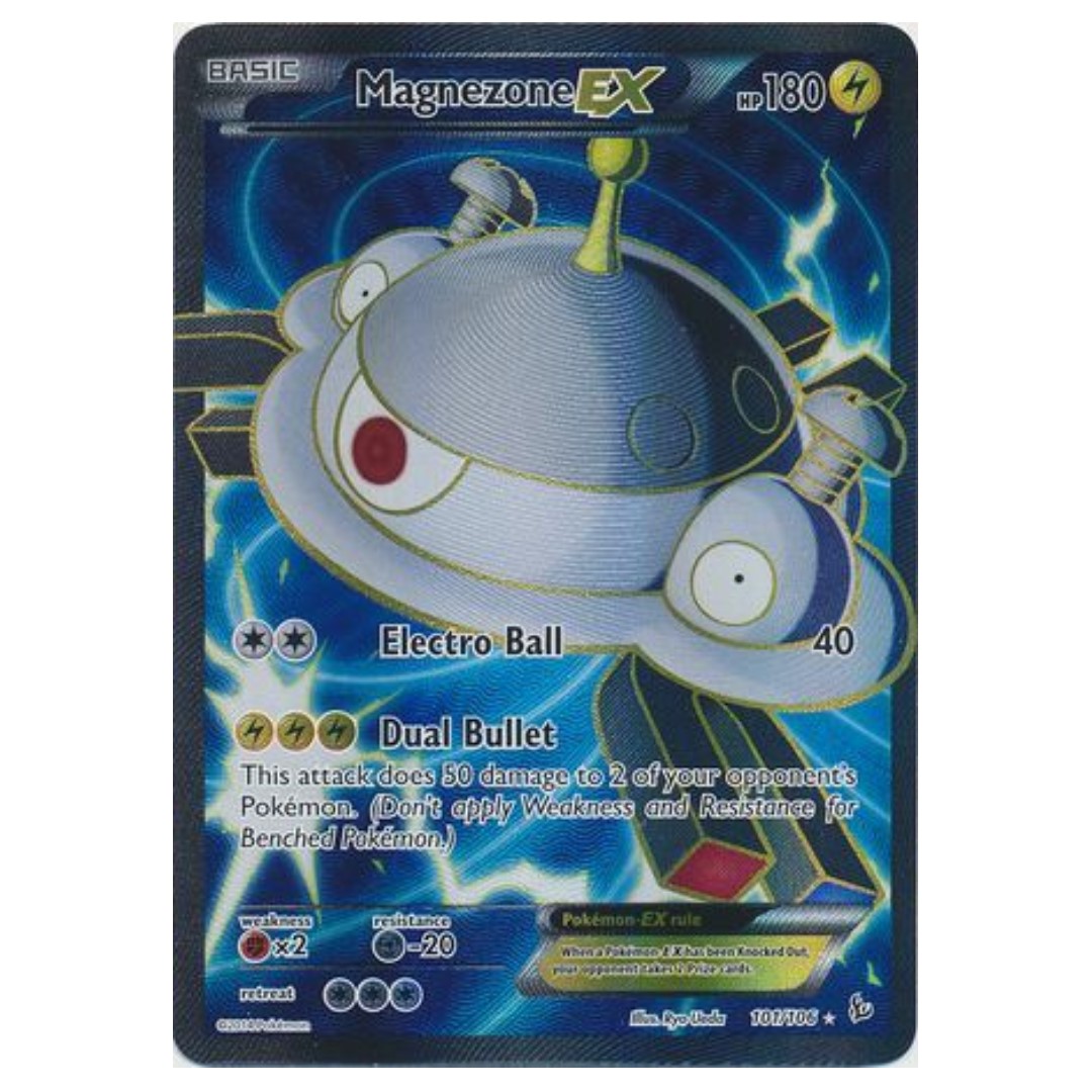Magnezone EX - 101/106 - Full Art Ultra Rare XY Flashfire, Hobbies ...
