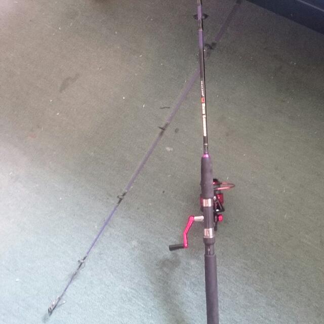 Sealand Fishing Rod 'Raja Lombong' and Fish Reel 'Big Cat' @ Strike ...