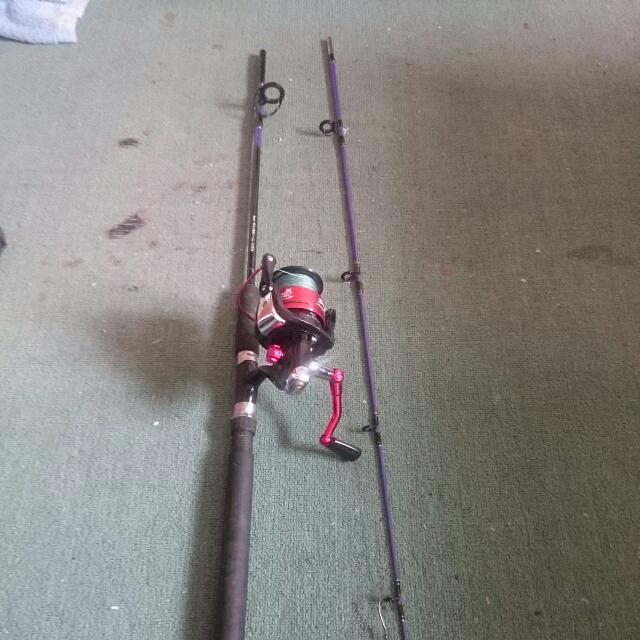 Sealand Fishing Rod 'Raja Lombong' and Fish Reel 'Big Cat' @ Strike ...