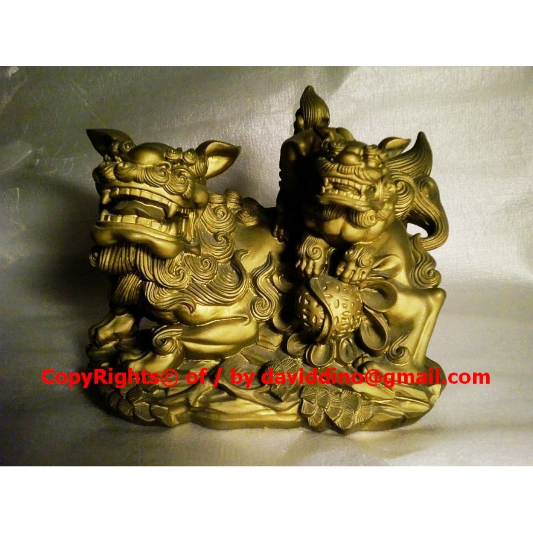 Mini Pi Siu ( Fu DoGs / Lions ) ScuLPTuRe $48 ~~~, Hobbies & Toys ...