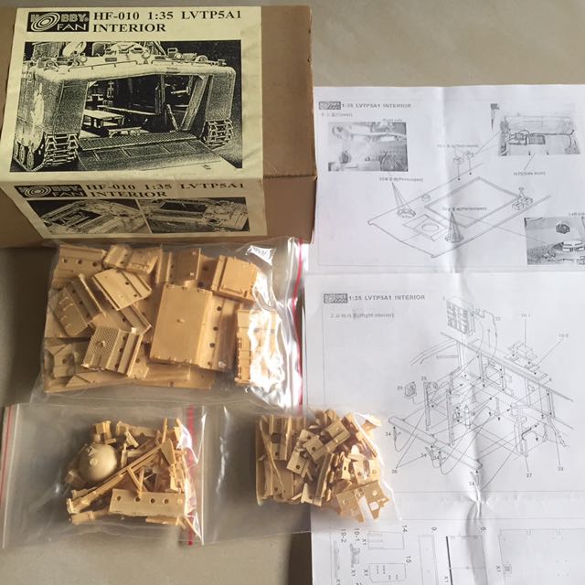 1/35 LVTP5A1 Vietnam AFV Club With Hobby Fan Interior Set, Hobbies ...