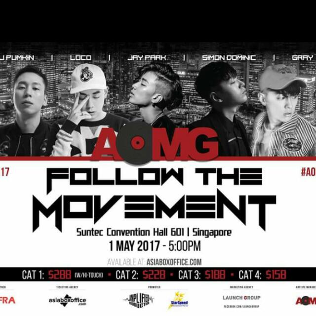 AOMG FTM Cat 2, Hobbies & Toys, Memorabilia & Collectibles, Fan Merchandise on Carousell