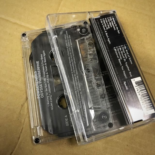 Cassette - Powderfinger; Odyssey Number Five, Hobbies & Toys, Music ...
