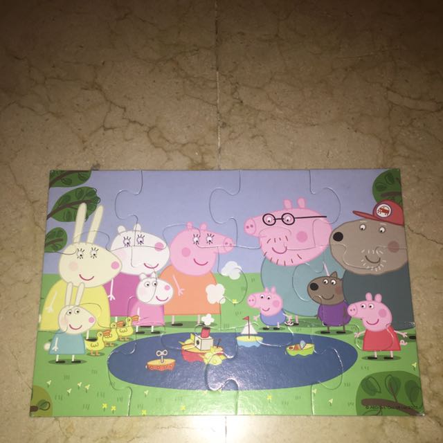 Peppa Pig Jigsaw Puzzle Set, Hobbies & Toys, Toys & Games on Carousell