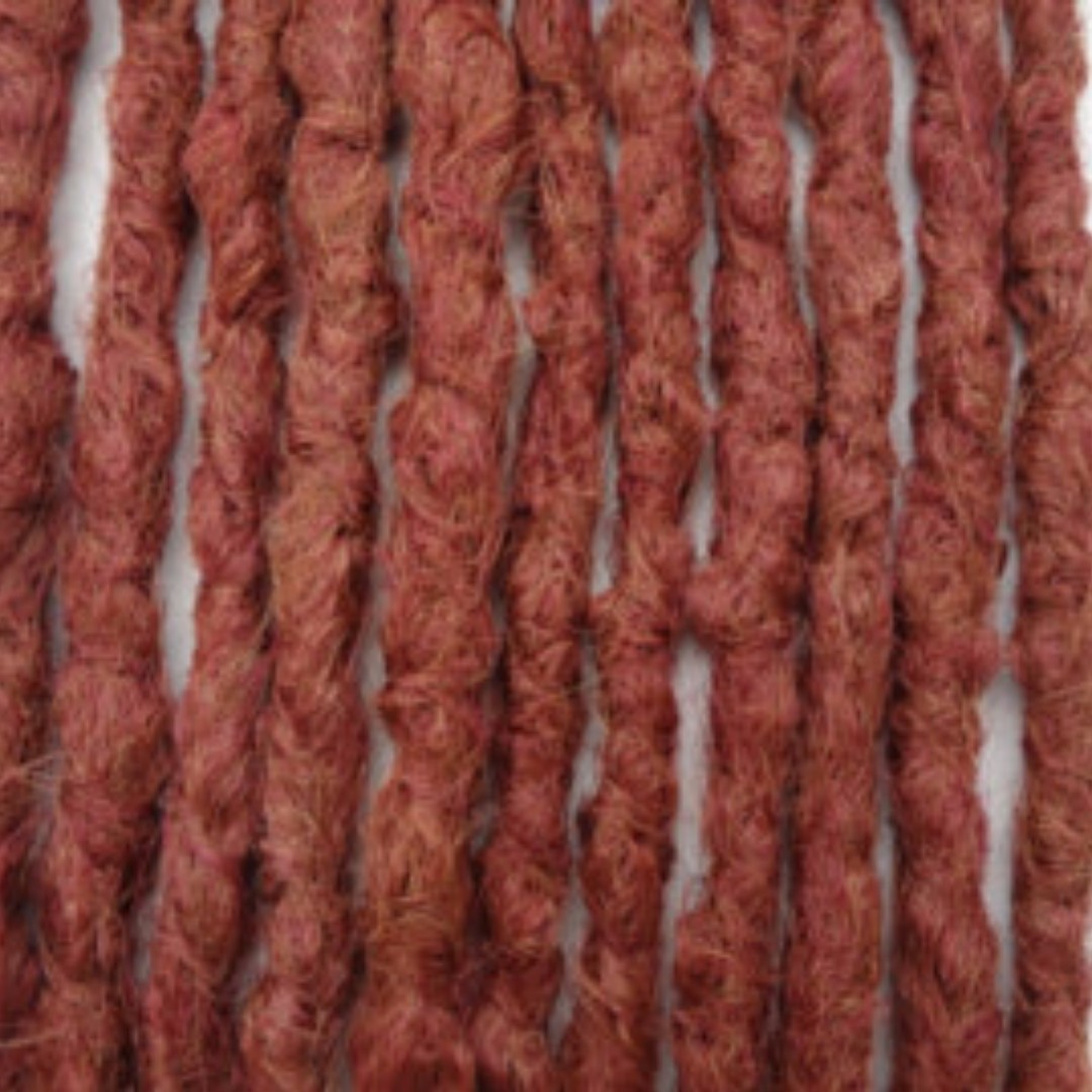 Red Fat Dreadlocks extension 100% Human hair, Beauty & Personal Care ...