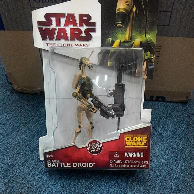 Star Wars The Clone Wars Aat Driver Battle Droid, Hobbies & Toys, Toys ...