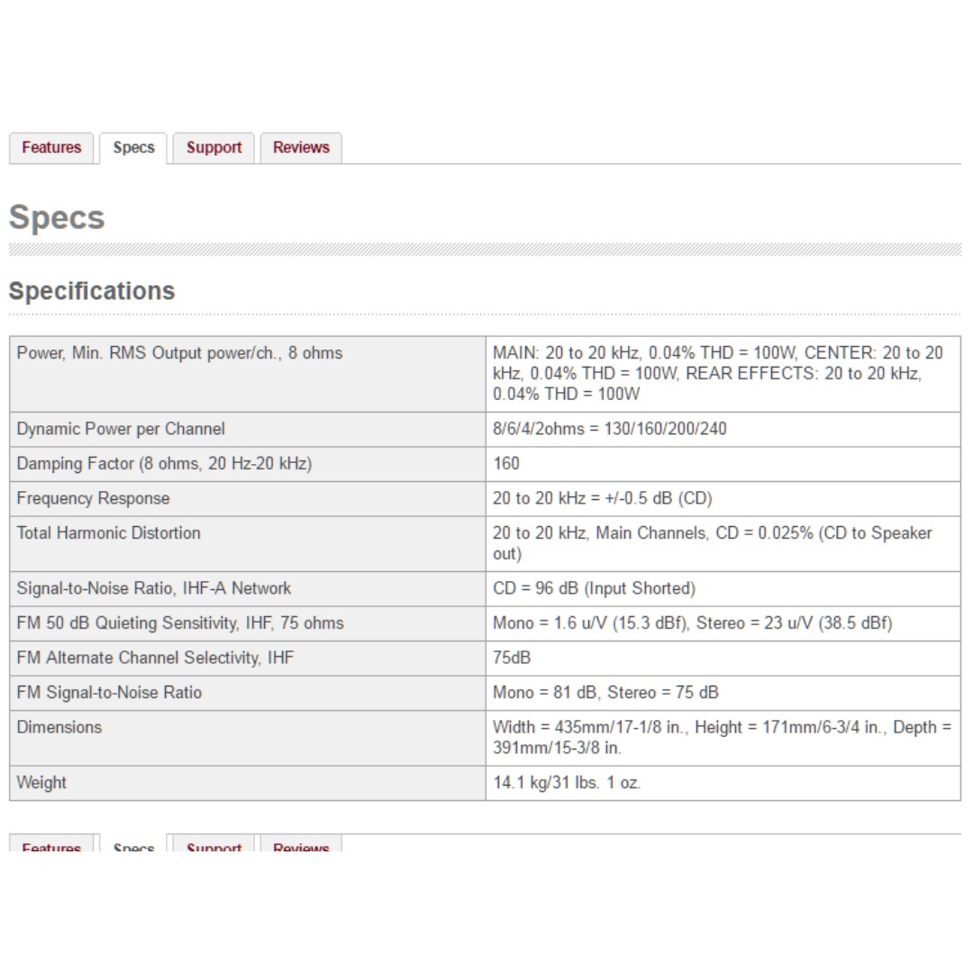 Yamaha RX-V995 5.1 Channels AV Receivers, Audio, Soundbars, Speakers ...