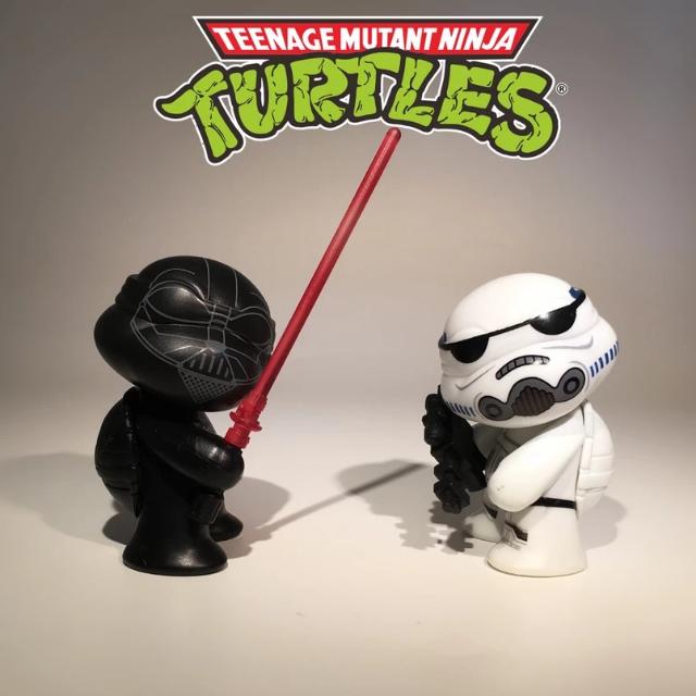 1 Set Ninja Turtles Star Wars Edition, Hobbies & Toys, Collectibles ...