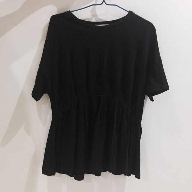 Basic Black Korean Top, Women's Fashion, Tops, Sleeveless on Carousell