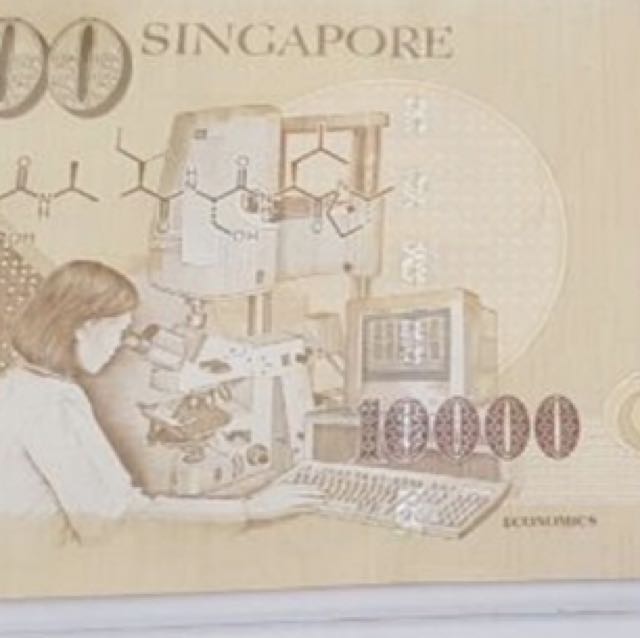 SGD Ten Thousand 10k Note, Hobbies & Toys, Memorabilia & Collectibles ...