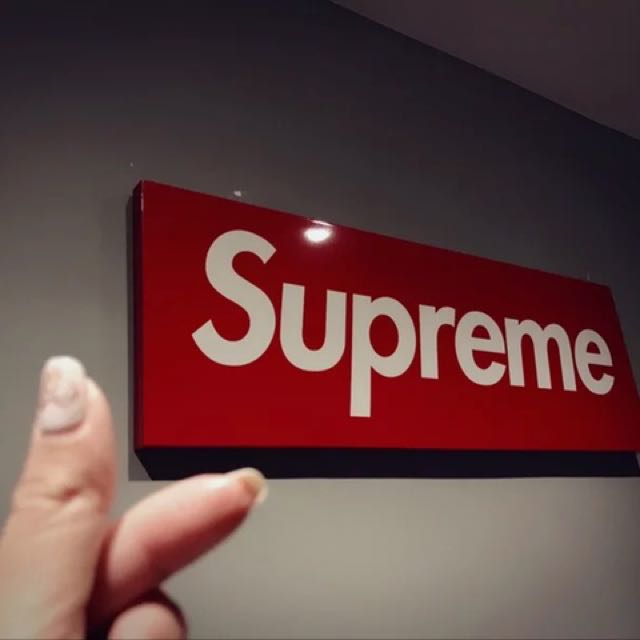 Supreme Box Logo Board, Furniture & Home Living, Home Decor, Other Home ...