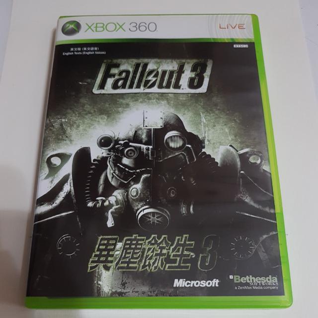 Xbox 360 Fallout 3, Video Gaming, Video Games, Xbox on Carousell