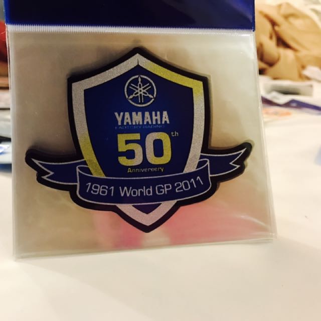 Yamaha 50th Anniversary Sticker, Car Accessories on Carousell