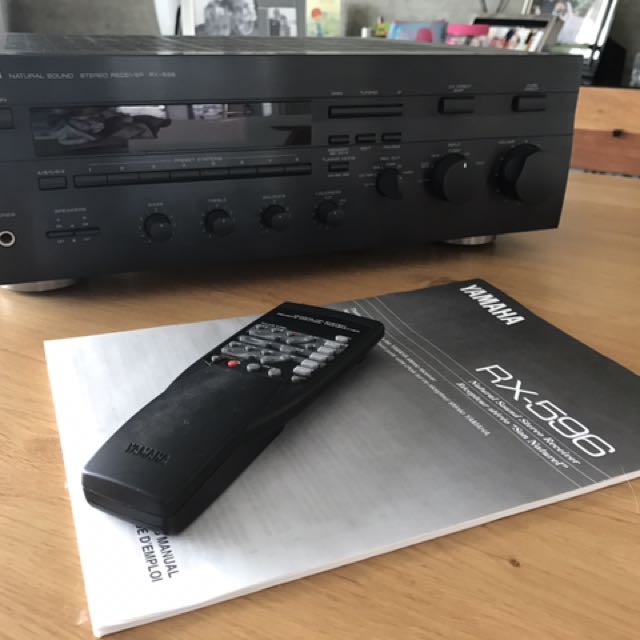 Yamaha Stereo Receiver RX-596, Audio, Other Audio Equipment on Carousell