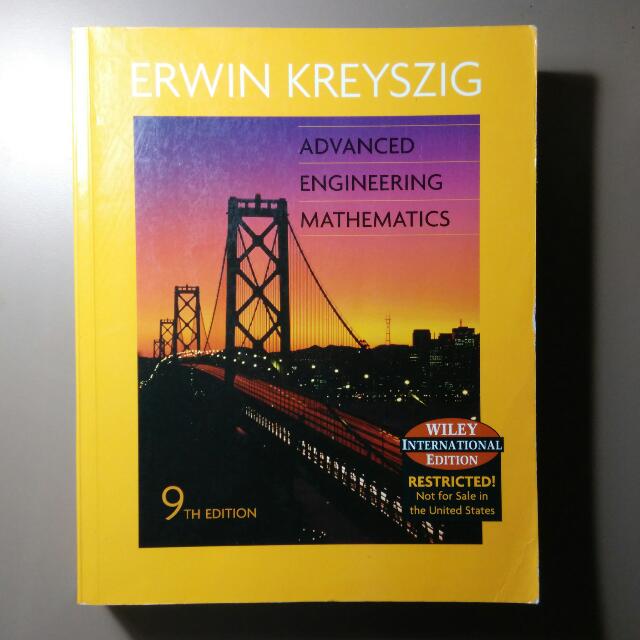 Advanced Engineering Mathematics, Erwin Kreyszig, 9th Edition, Hobbies ...