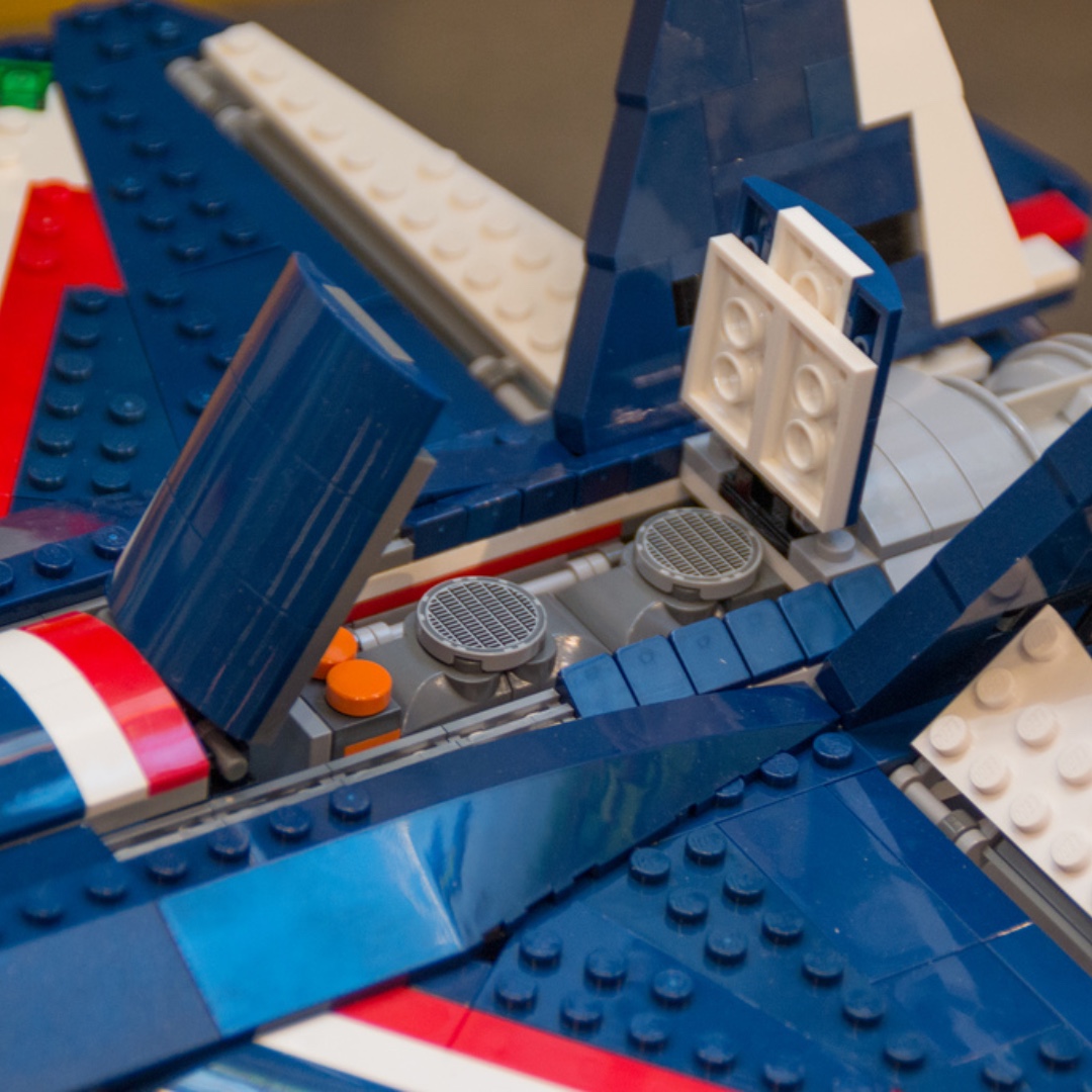 Lego blue power fighter jet, Hobbies & Toys, Toys & Games on Carousell