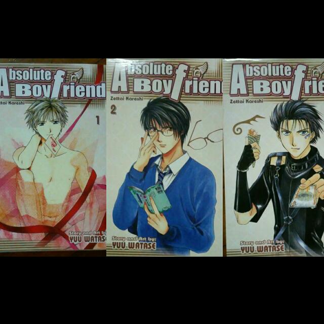 Manga In English : Absolute Boyfriend 1,2,3, Hobbies & Toys, Books ...