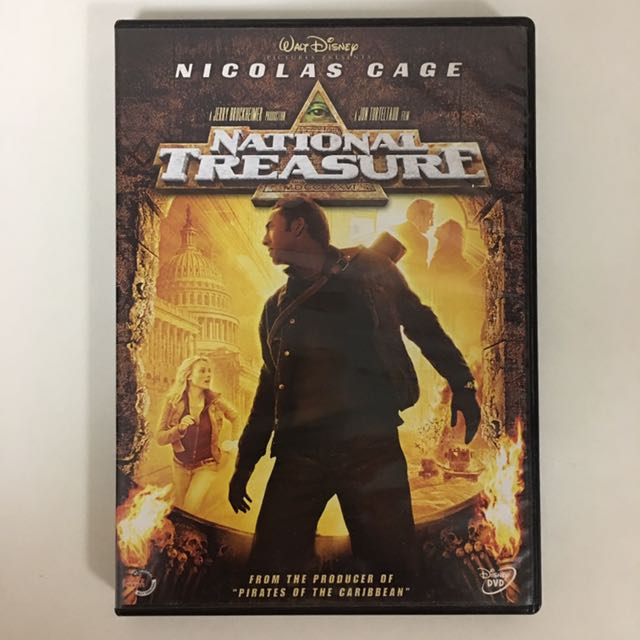 National Treasure DVD - Nicolas Cage, Hobbies & Toys, Music & Media ...