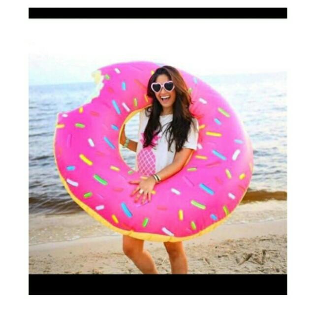 Strawberry Donut Floater / Salbabida, Everything Else, Others on Carousell