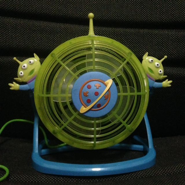Usb Fan Little Green Man Alien Toy Story Kipas Mini Portable Usb ...