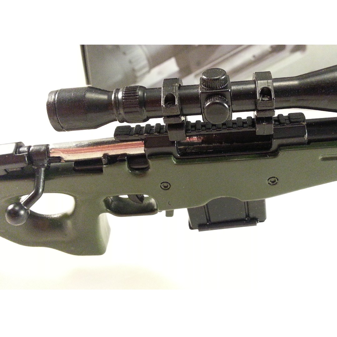 1:4 Scale model L96 AWP Sniper rifle, Hobbies & Toys, Toys & Games on Carousell