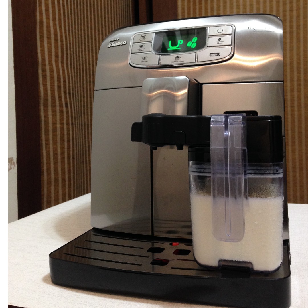 Philips 】Philips Saeco Intelia Cappuccino HD8753 飛利浦 義式全自動咖啡機 有奶罐, 電視及 ...