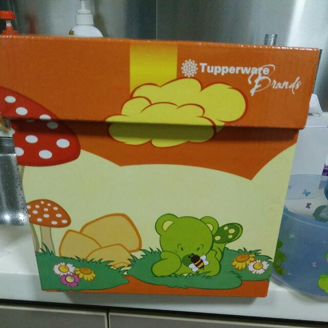 BNIB Tupperware 2 Milk Bottles 2 Small Containers & 1 Big Container Set ...
