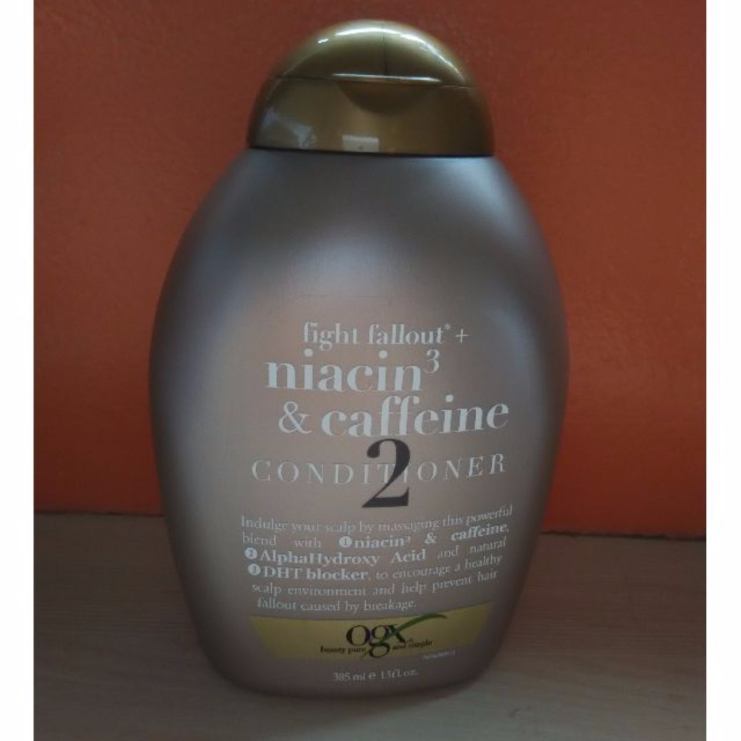 Fight fallout, niacin + caffeine conditioner by ogx, Beauty & Personal ...