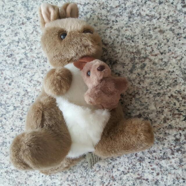 Australia 30cm Kangaroo And Cute Joey All New Materials Stuffed With ...